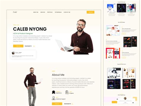 professional and modern landing page ui ux design upwork