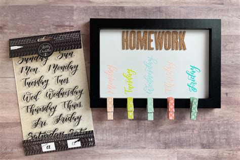 Back To School Diy Homework Helper Kelly Creates