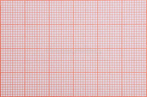 Red Grid Pattern On White Background With Geometric Symmetry Stock