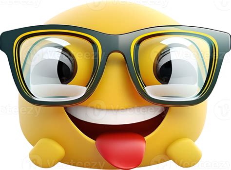3d Glasses With A Smile Illustration 21276797 Png