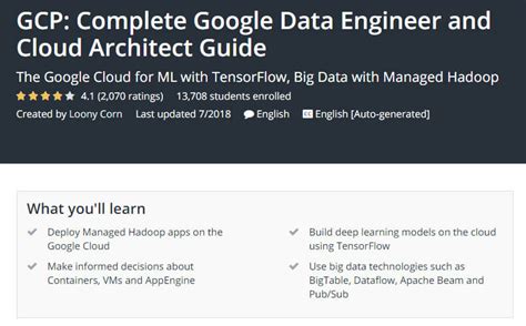 Preparing For The Google Cloud Professional Data Engineer Certification Panagiotis Tzamtzis