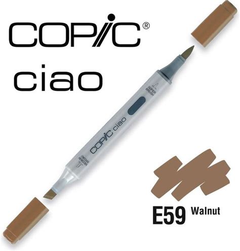 Copic Ciao Marker E59 Walnut Bol