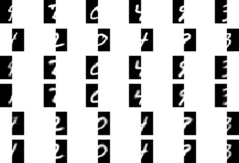 The Original Samples And Reconstructed Samples In The Half Mnist