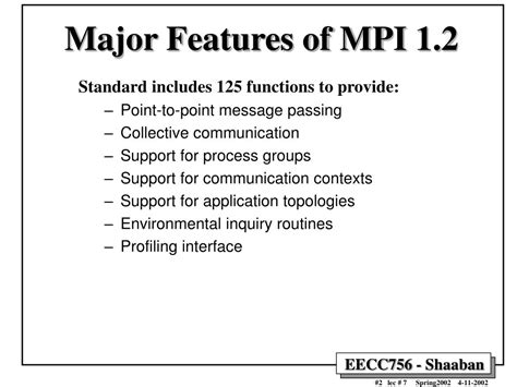 ppt message passing interface mpi powerpoint presentation free