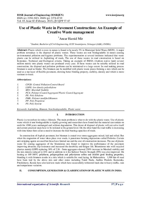 Pdf Iosr Journal Of Engineering Iosr Jen