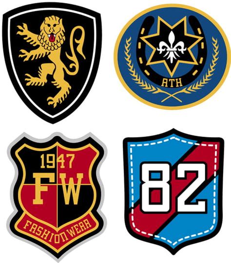 빈티지 방패 배지 벡터 Eps Uidownload