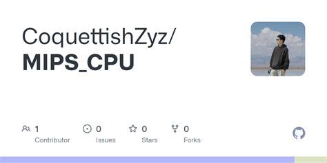 Github Coquettishzyzmipscpu