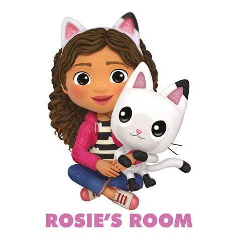 Gabby S Dollhouse Wall Sticker Gabby And Pandy Sat Down Personalised