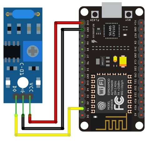 SW Vibration Sensor With Nodemcu ESP Wifi Module Vibration Monitoring Using Web Server