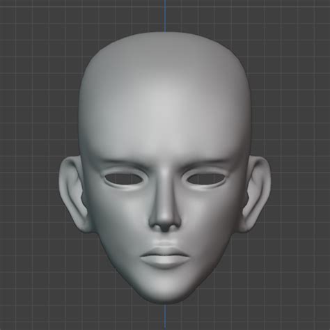 Wip Male Head For Vrchat By Scorpyderpy On Deviantart