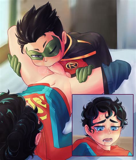 Post Batman Series Damian Wayne Dc Duvet Bae Jon Kent Robin Superboy Superman Series
