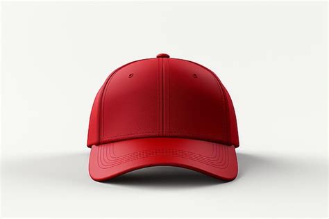 Premium Photo Red Cap Isolated