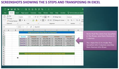 srini s tech tip transposing data in excel duke learning and