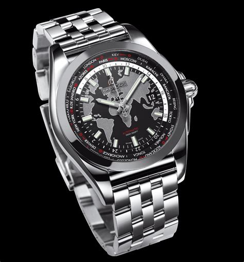 The Breitling Watch Blog Breitling Unitime Sleekt Tungsten Carbide Bezel