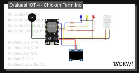 Evaluasi IOT 4 Chicken Farm Ino Wokwi ESP32 STM32 Arduino Simulator