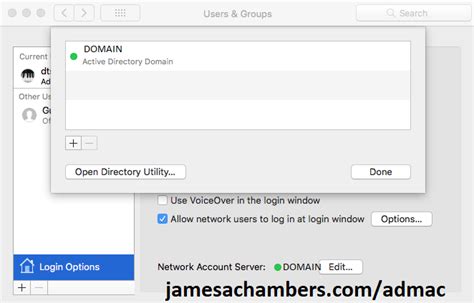 Join Mac Os X To Active Directory Using Native Os Built In Tools