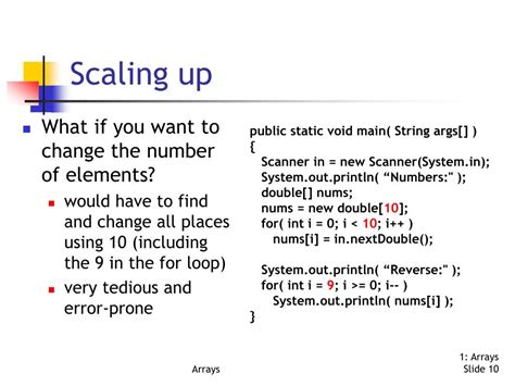 PPT Introduction To Arrays PowerPoint Presentation Free Download ID