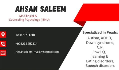 Ahsan Saleem On Linkedin Seek Help For Professional Assessment And Sessions Of Autism Cp Slow