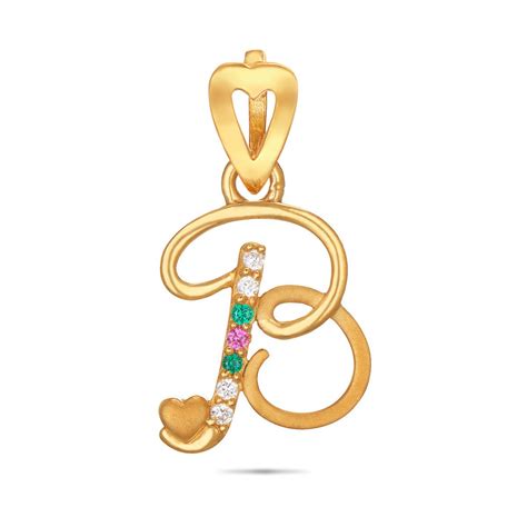 Captivating Gold Letter Pendant