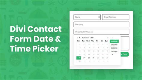 How To Add A Date And Time Picker To The Divi Contact Form Tutorial By Pee Aye Creative