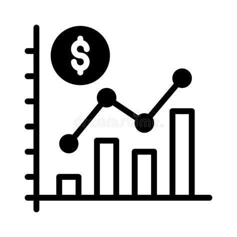 Bar Chart And Dollar Coin Representing The Analysis And Interpretation