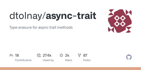 Github Dtolnayasync Trait Type Erasure For Async Trait Methods
