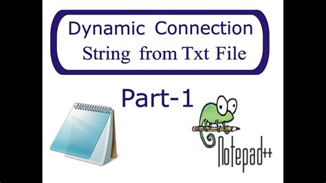Get Connection String From Txt File Step By Step Part 1 Youtube