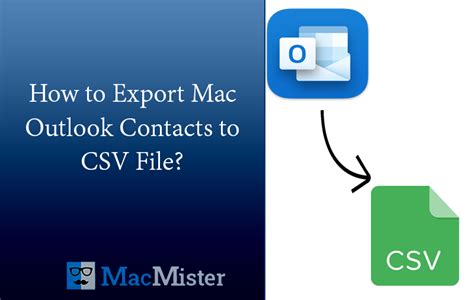 How To Export Mac Outlook Contacts To Csv File