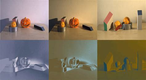 Example Of Dataset Images Top Row Left To Right Multi Illuminant