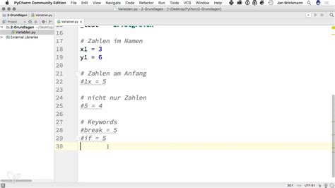 variables en python fundamentos y uso