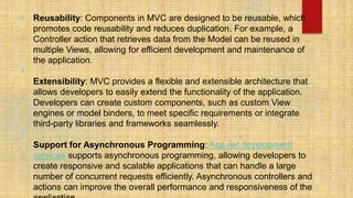 What Are The Benefits Of Using MVC Framework In ASP NET Development Pptx