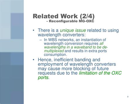 Ppt Routing And Wavelength Assignment In Wavelength Convertible Waveband Switched Networks