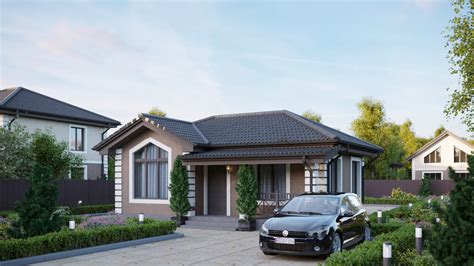 Одноэтажный дом из СИП панелей Велиж