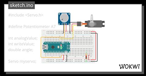 Nano Servo Wokwi Esp32 Stm32 Arduino Simulator
