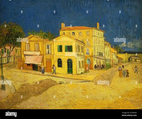 The Yellow House Van Gogh Painting 1888 The Yellow House The Street
