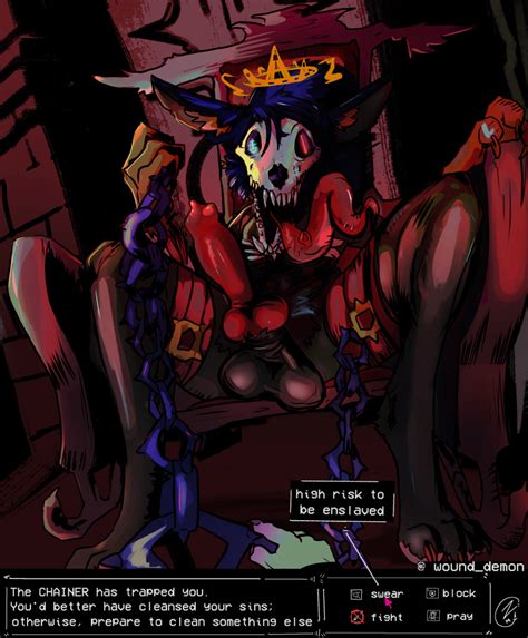 Rule 34 Absurd Res American Mythology Anthro Bondage Bound Chained Chains Clearer Eldritch