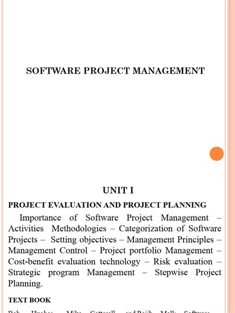 SPM Unit 1 | PDF