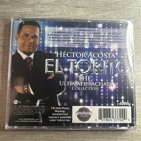 Hector El Torito Acosta Ultimate Bachata Collection Cd Ebay