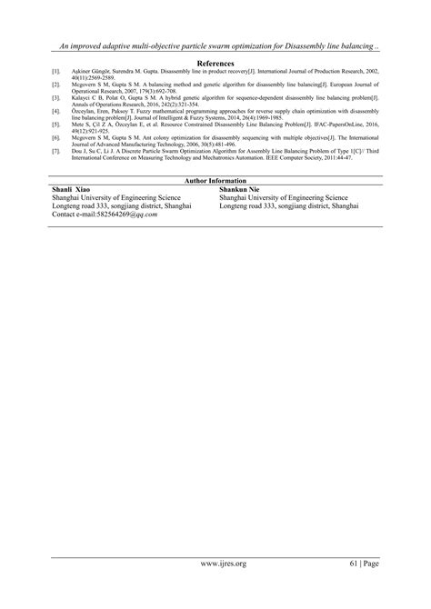 An Improved Adaptive Multi Objective Particle Swarm Optimization For Disassembly Line Balancing