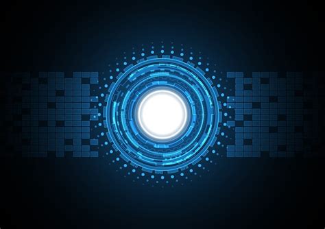 Premium Vector Technology Abstract Circle Vector Background