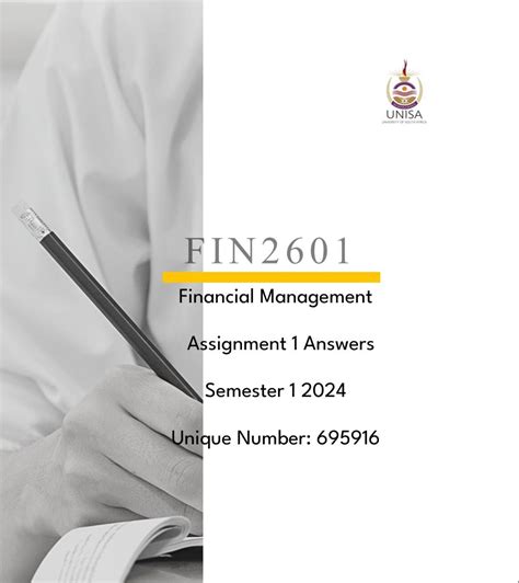 Fin2601 Assignment 01 Answers Semester 1 2024 Studypass