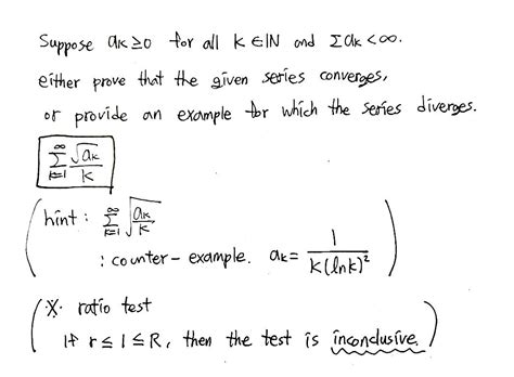 Solved Suppose Ak0 For All KN And Ak