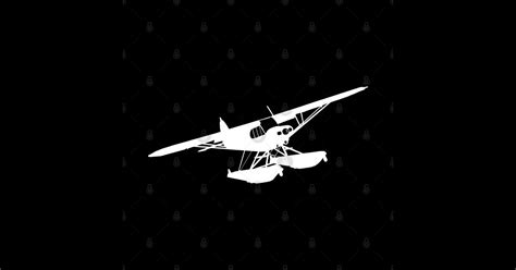 Piper Super Cub On Floats Silhouette Piper Cub Tapestry Teepublic
