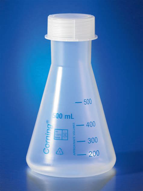 4990p 50 Corning® 50 Ml Reusable Plastic Narrow Mouth Erlenmeyer