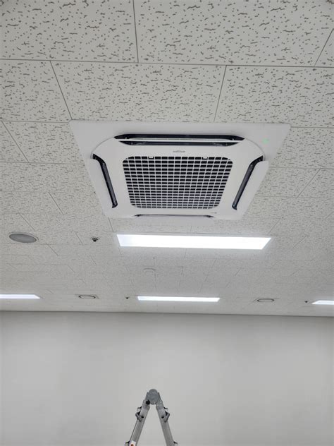 양천 사무실 천장형 냉난방기 설치 사례 [ Lg 천장형 냉난방기 30평 2대 Lg 멀티 실외기 8마력 1대 ] 냉·난방기