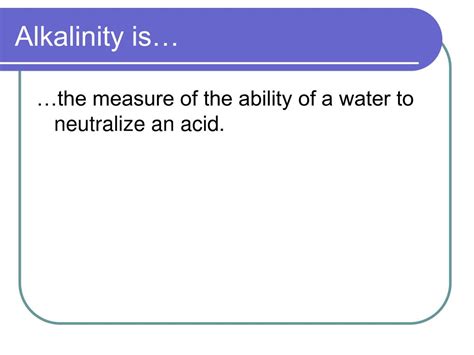 PPT Alkalinity PowerPoint Presentation Free Download ID 3308617