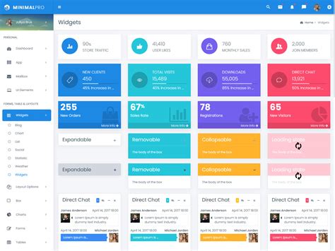bootstrap admin template web apps and ui kit dashboards minimal pro