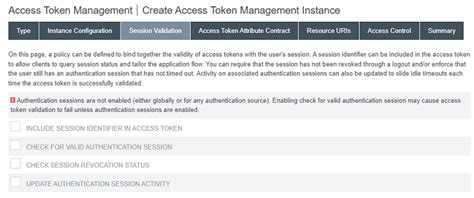 Create Access Token Manager