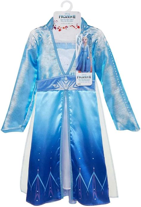 Disney Frozen 2 Elsa Dress Travel Adventure Costume Dress