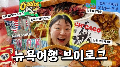 뉴욕여행 브이로그 ️뉴욕 왜 오는지 알겠네🇺🇸 ️뉴욕숙소시카고브루클린브릿지뉴욕쇼핑카츠델리카트슨북창동윌리엄스버그양키스탑뷰버스 Youtube